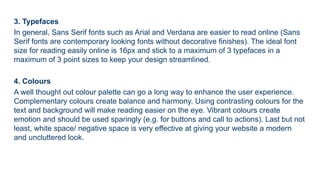 Principles of good website design | PDF