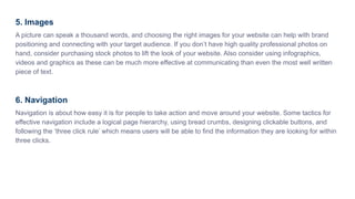 Principles of good website design | PDF