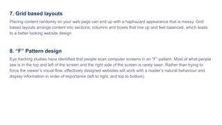Principles of good website design | PDF