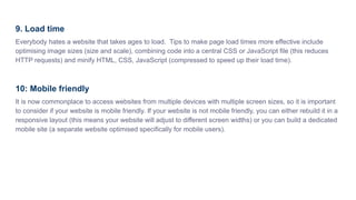 Principles of good website design | PDF