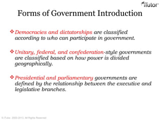 Principles Of Governments | PPT