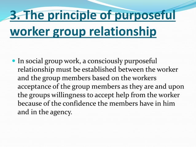 Principles of group work gaurav kumar | PPT