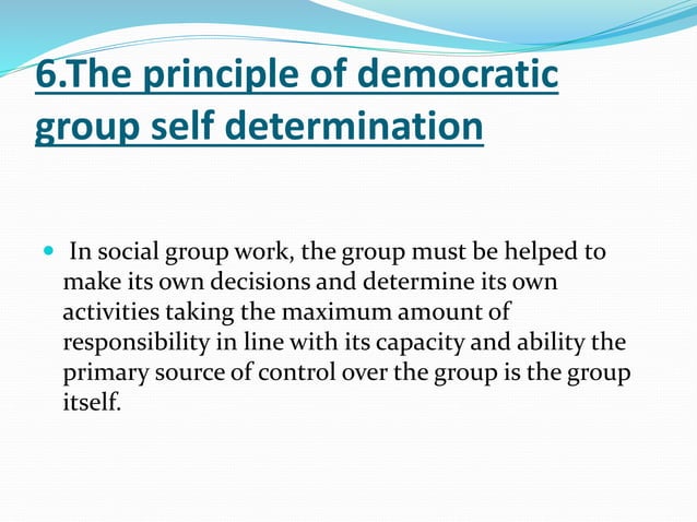 Principles of group work gaurav kumar | PPT