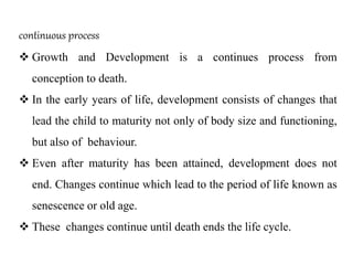 Principles of growth and development | PPTX