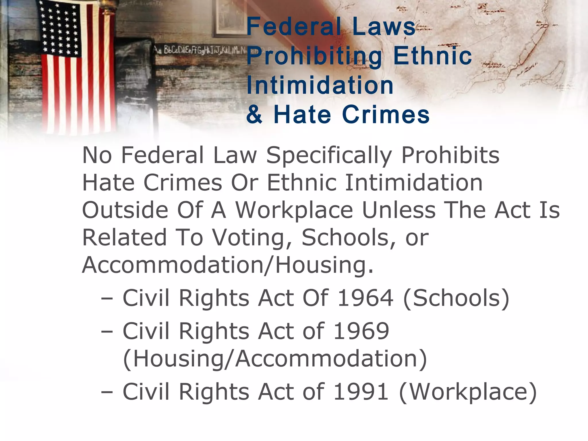 Principles of Hate Crimes | PPT