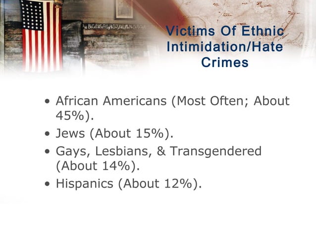 Principles of Hate Crimes | PPT