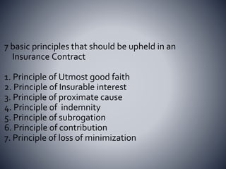 Principles of Health Insurance(2).pptx | Health Insurance | Insurance
