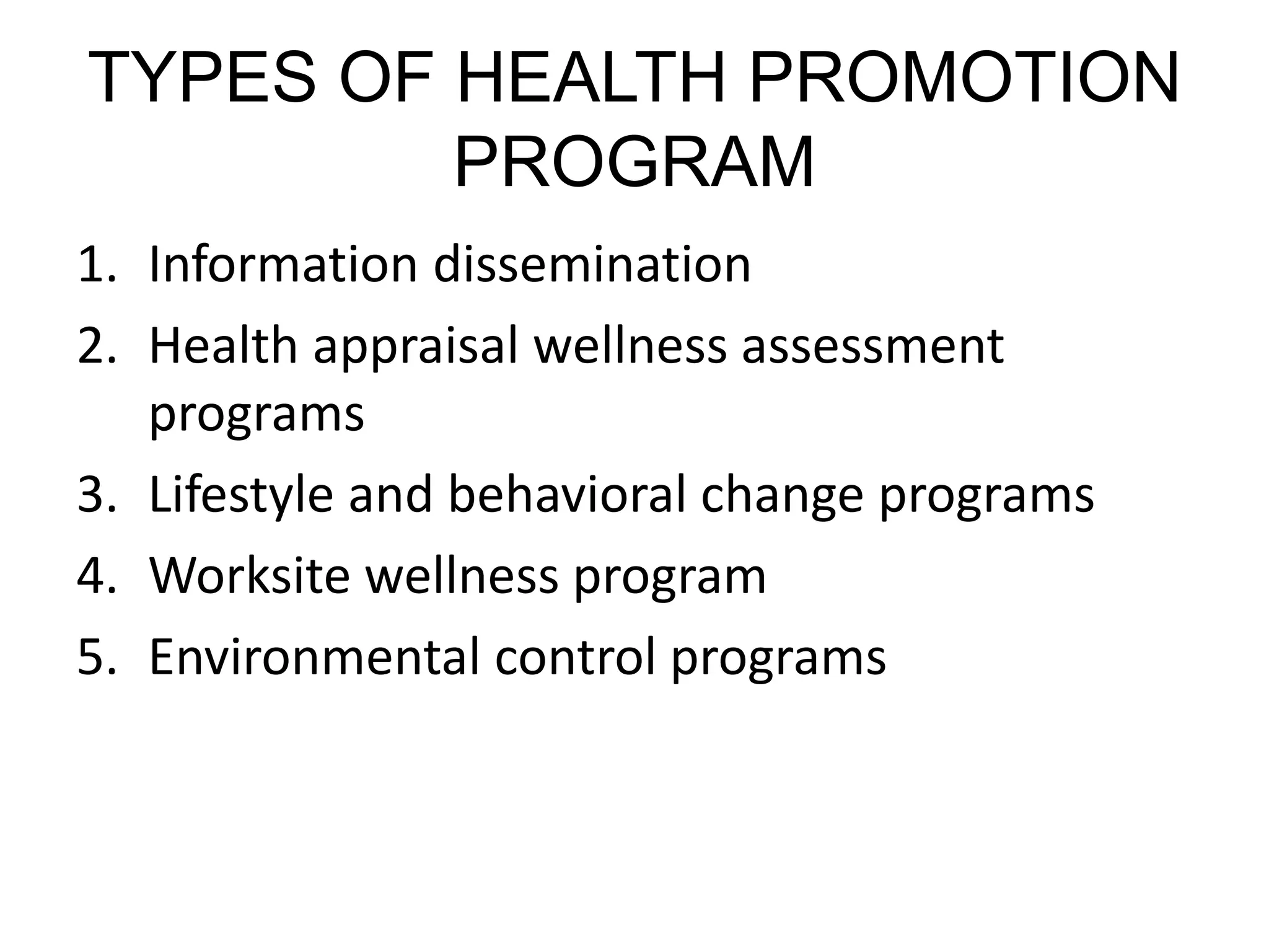 Principles of health promotion, disease prevention, | PPTX