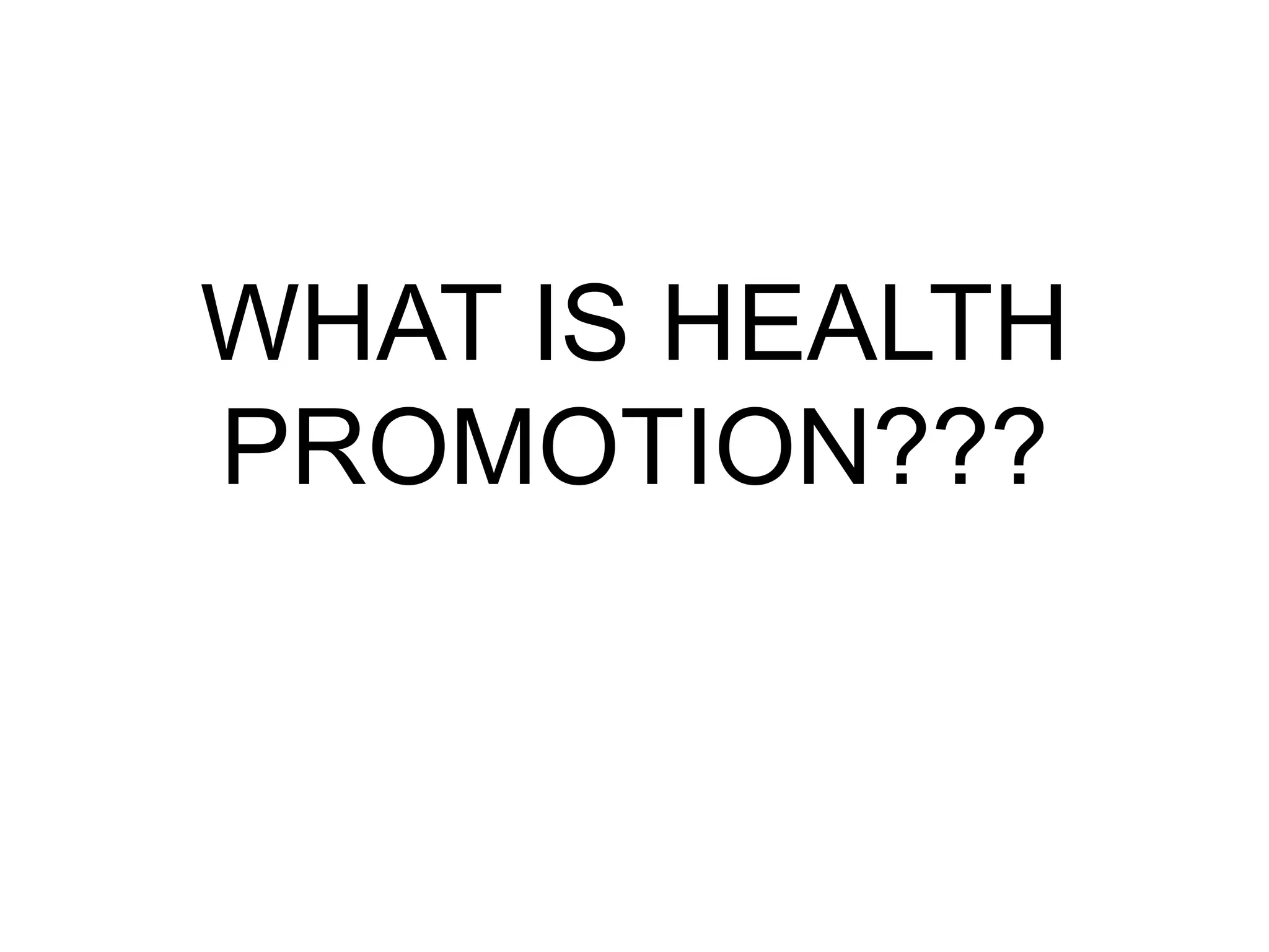 Principles of health promotion, disease prevention, | PPTX