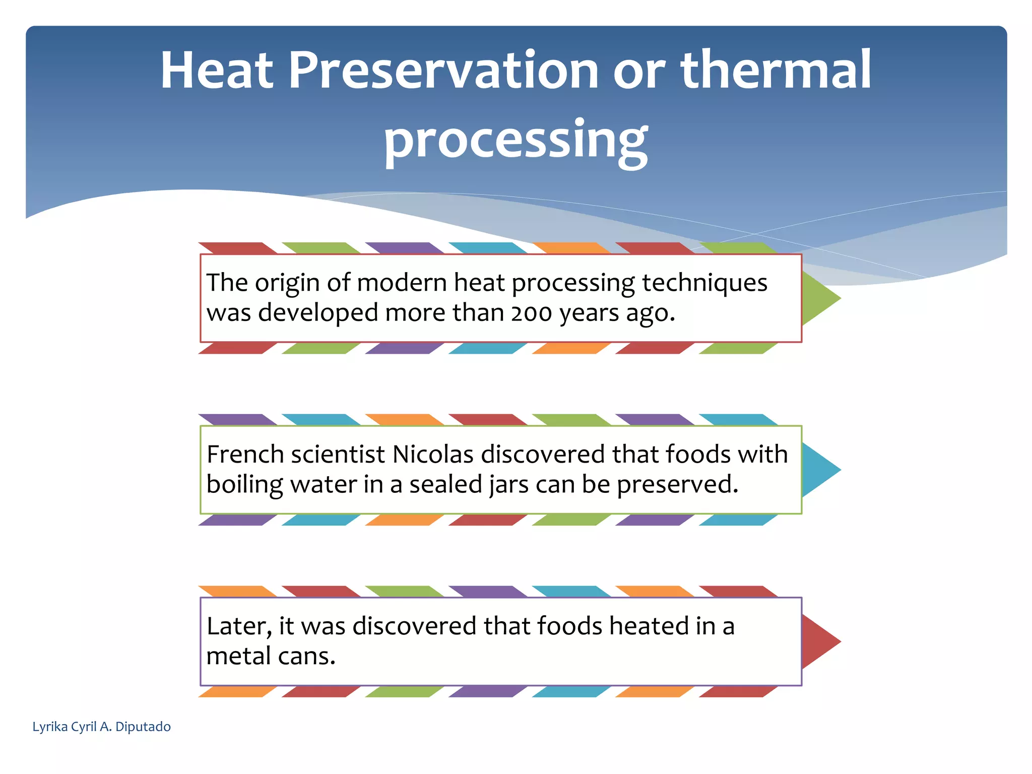 Principles of heat preservation | PPTX