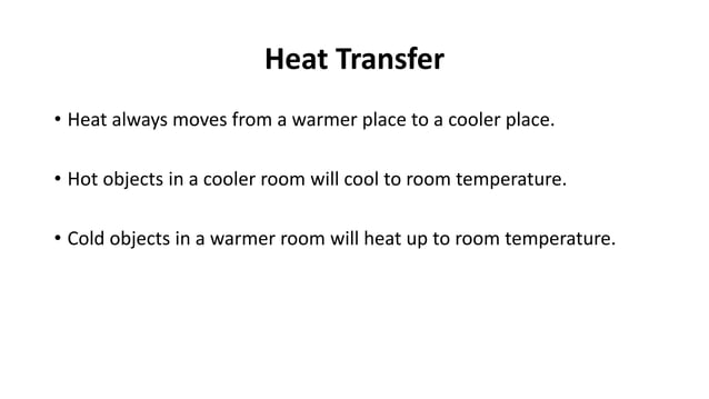 Principles of heat transfer | PPTX | Cooking | Food & Drink