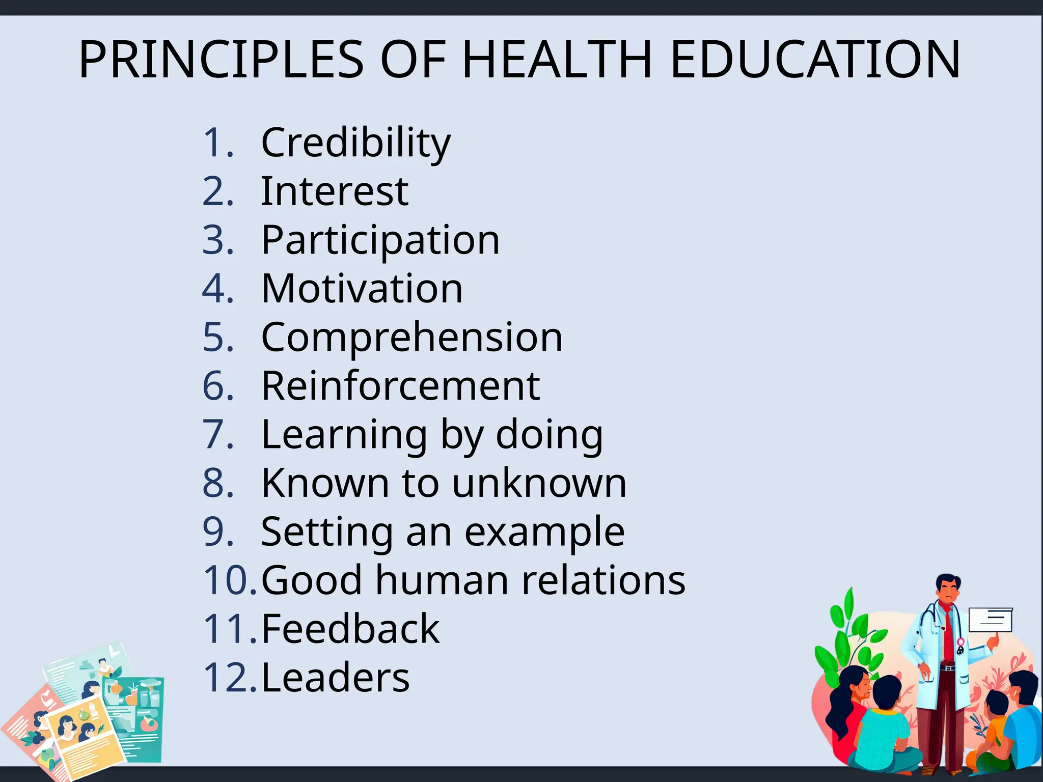 HEALTH EDUCATION: PRINCIPLES OF HEALTH DUCATION.pptx