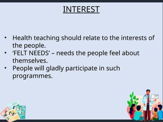 HEALTH EDUCATION: PRINCIPLES OF HEALTH DUCATION.pptx