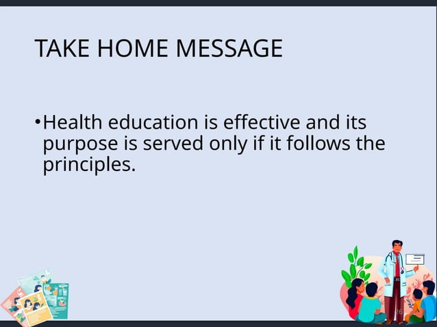 HEALTH EDUCATION: PRINCIPLES OF HEALTH DUCATION.pptx