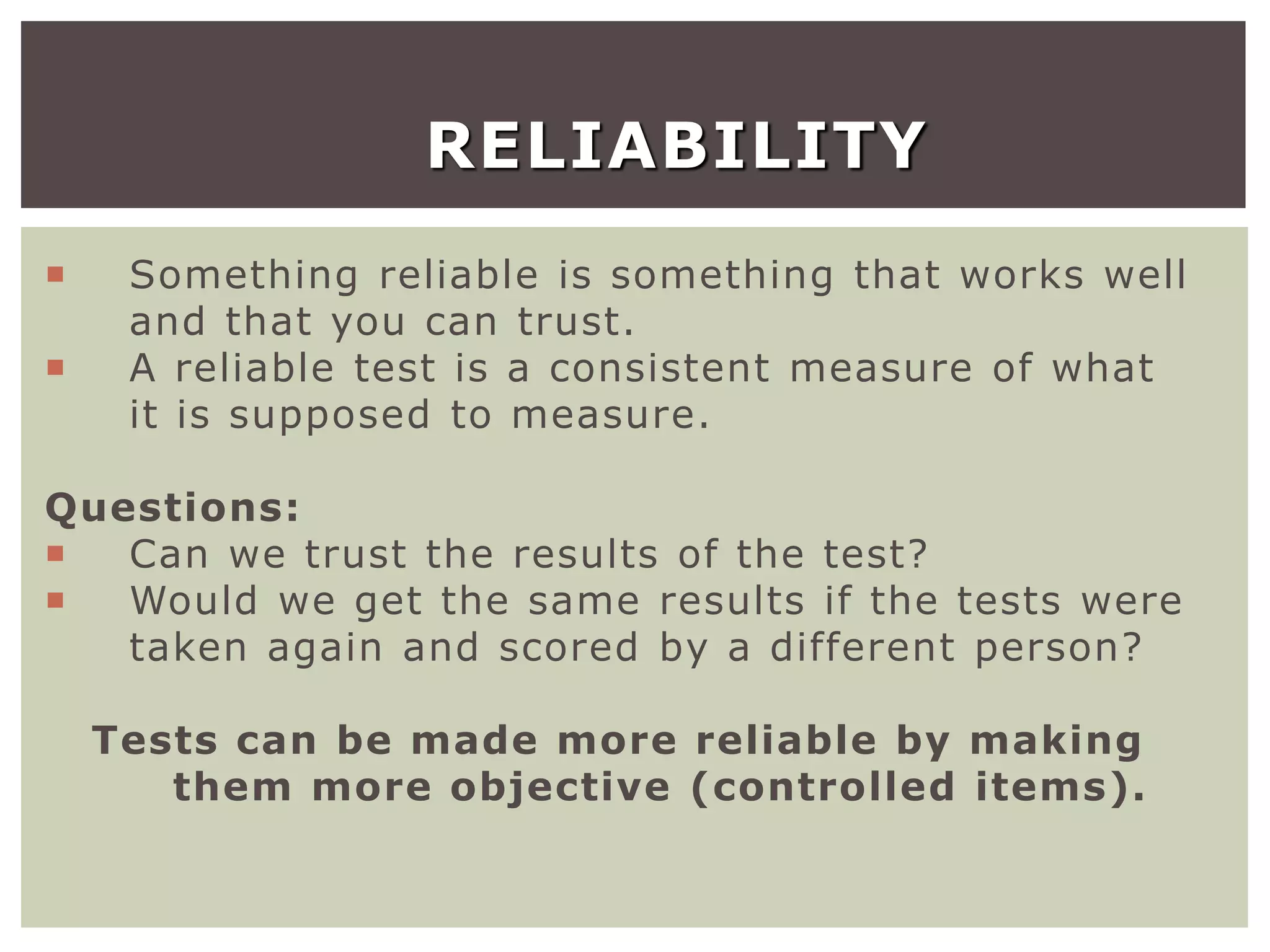 Principles of high quality assessment | PDF