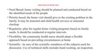 PRINCIPLES OF HOME VISIT in community.pptx