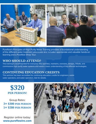 Principles of HPW at Pureflow | PDF