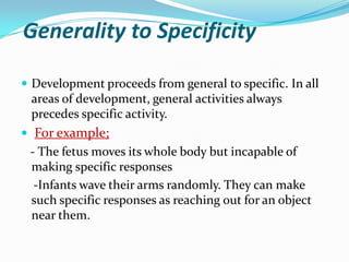 Principles of human growth and development | PPTX