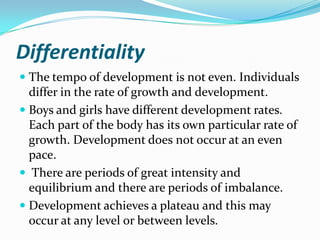 Principles of human growth and development | PPTX