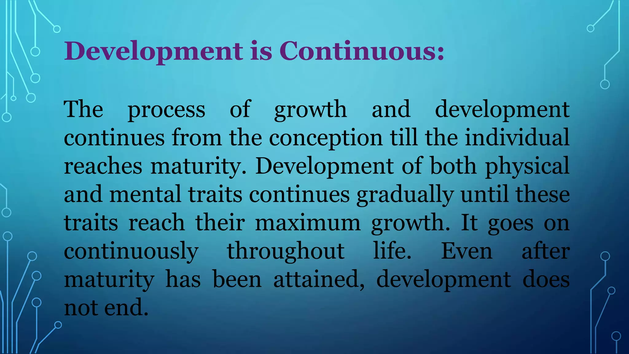 Principles of human growth and development | PPTX