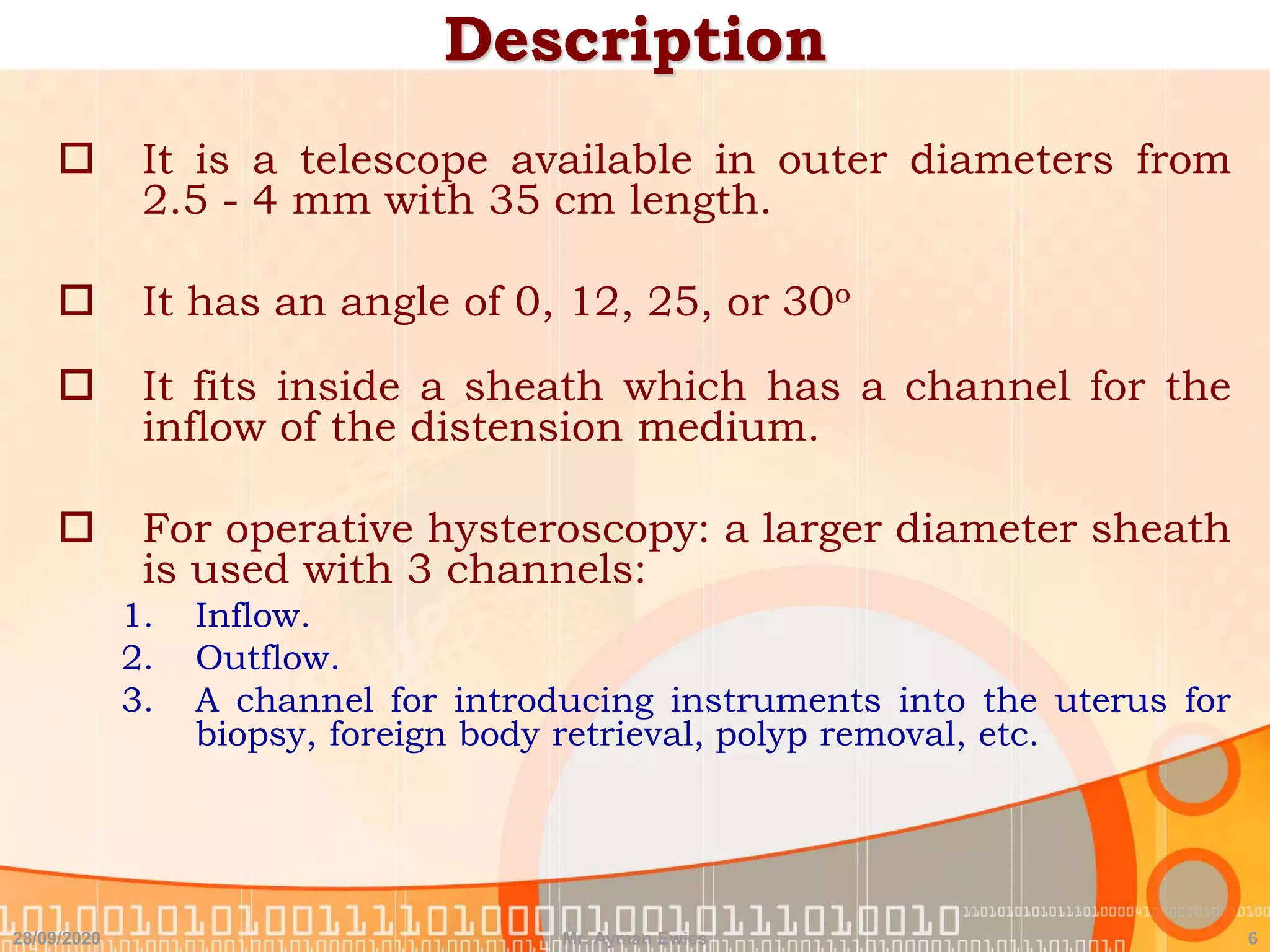 Dr Ayman Ewies - Principles of Hysteroscopy | PDF | Reproductive Health ...