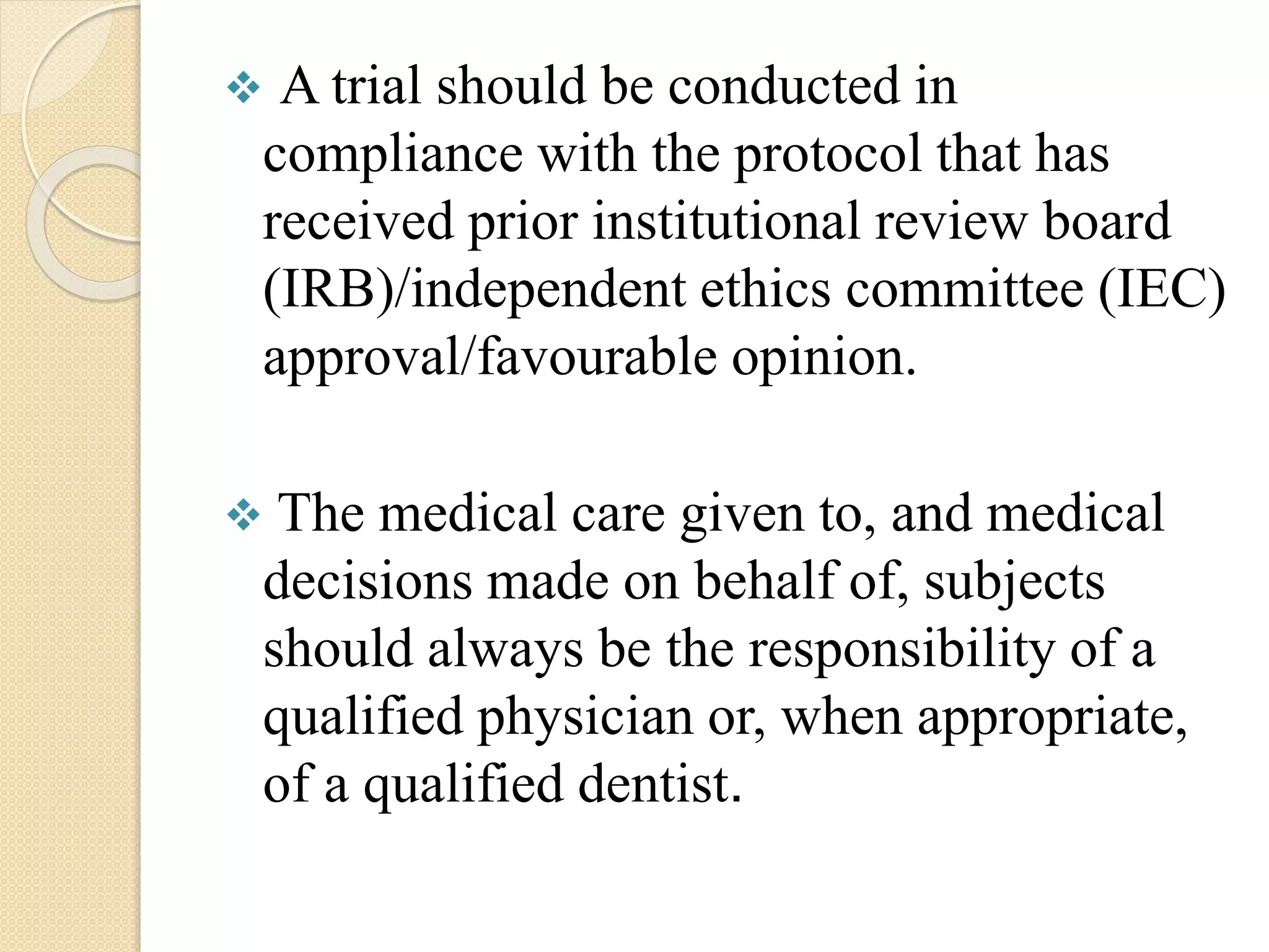 PRINCIPLES OF ICH – GOOD CLINICAL PRACTICE GUIDELINES.pptx