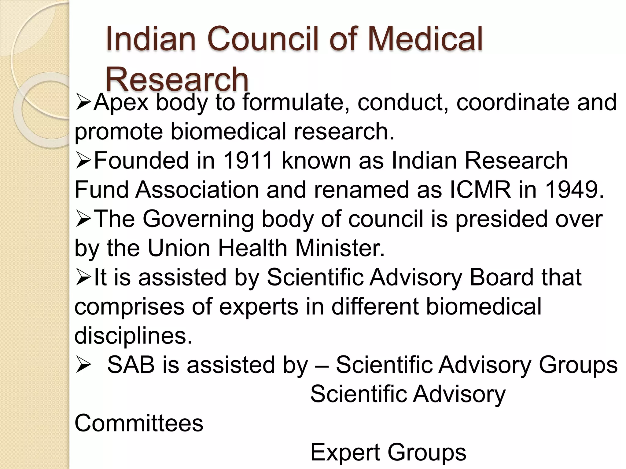 Principles of icmr | PPTX