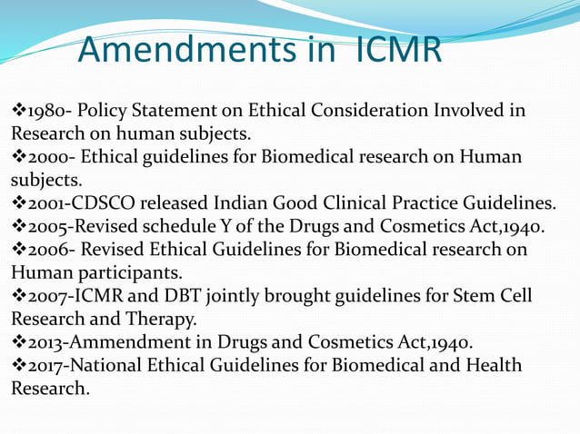 Principles of icmr | PPTX