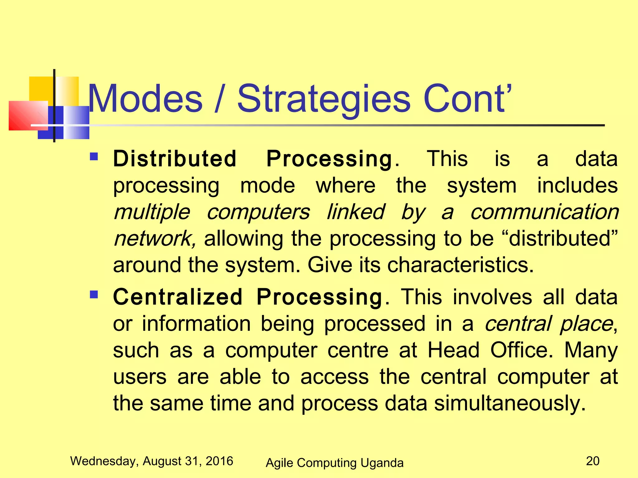 Principles of ict concepts and data processing | PPT