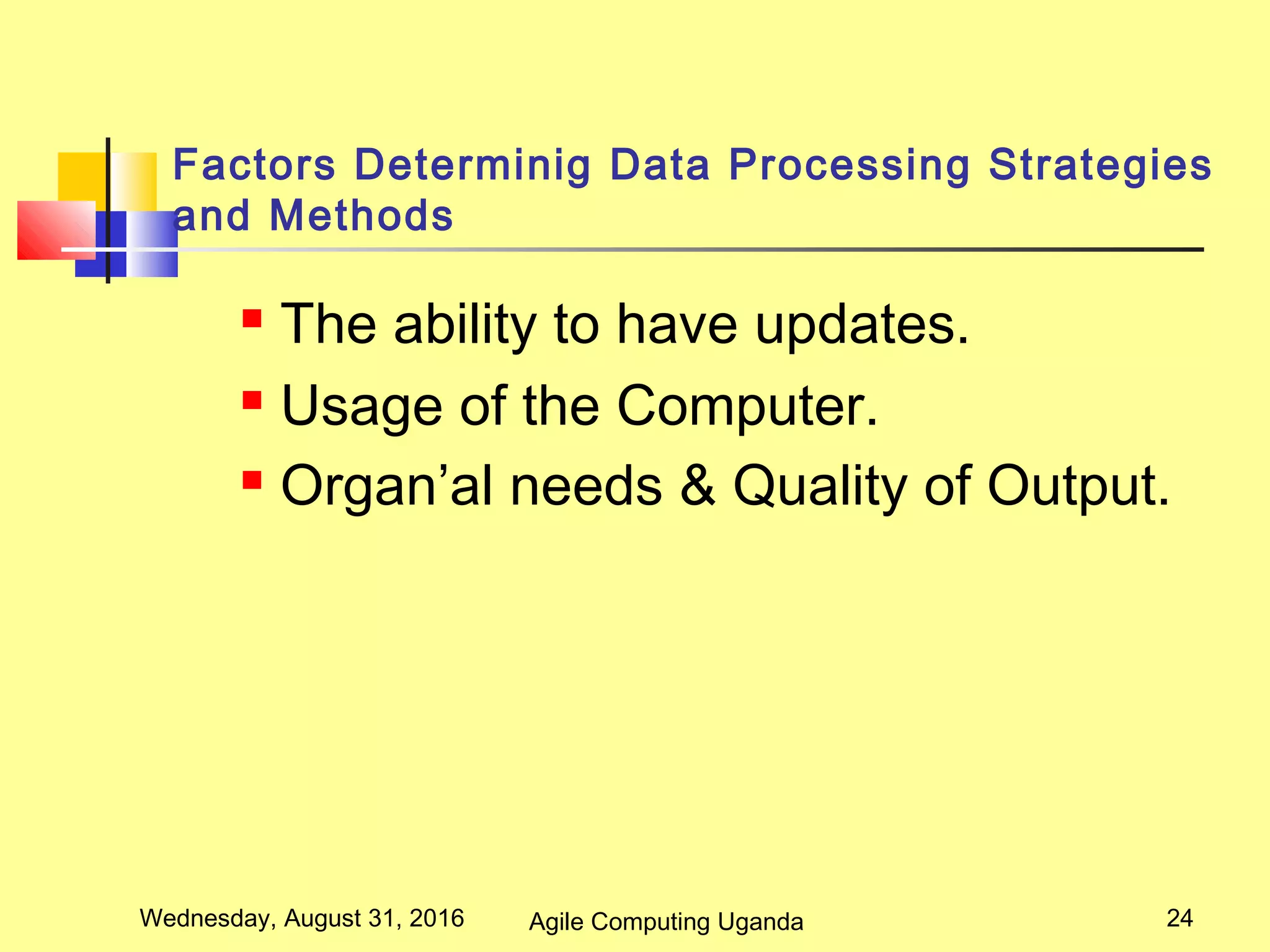 Principles of ict concepts and data processing | PPT