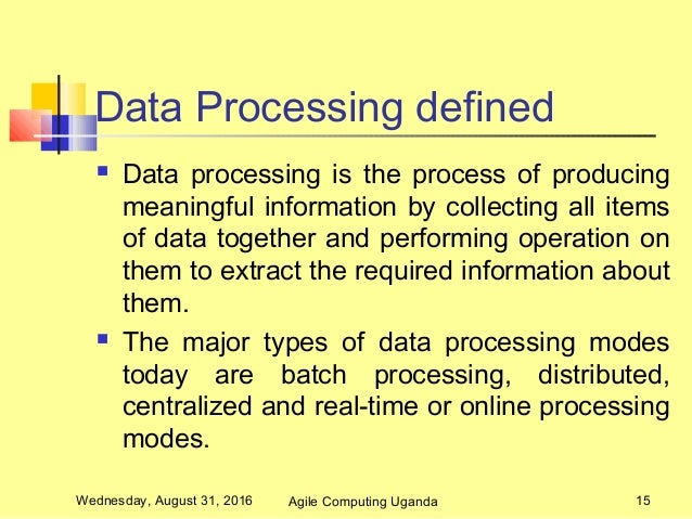 Define Data Processing In Computer : I/O Shields! | Data processing ...