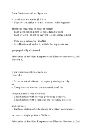 Principles of Incident Response and Disaster Recovery, 2.docx