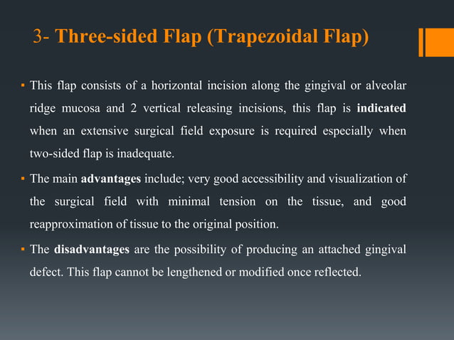 Principles of, incisions in oral surgery.ppt | Dental Health | Diseases ...