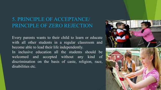 Principles Of Inclusive Education.pptx | Special Needs Kids | Parenting