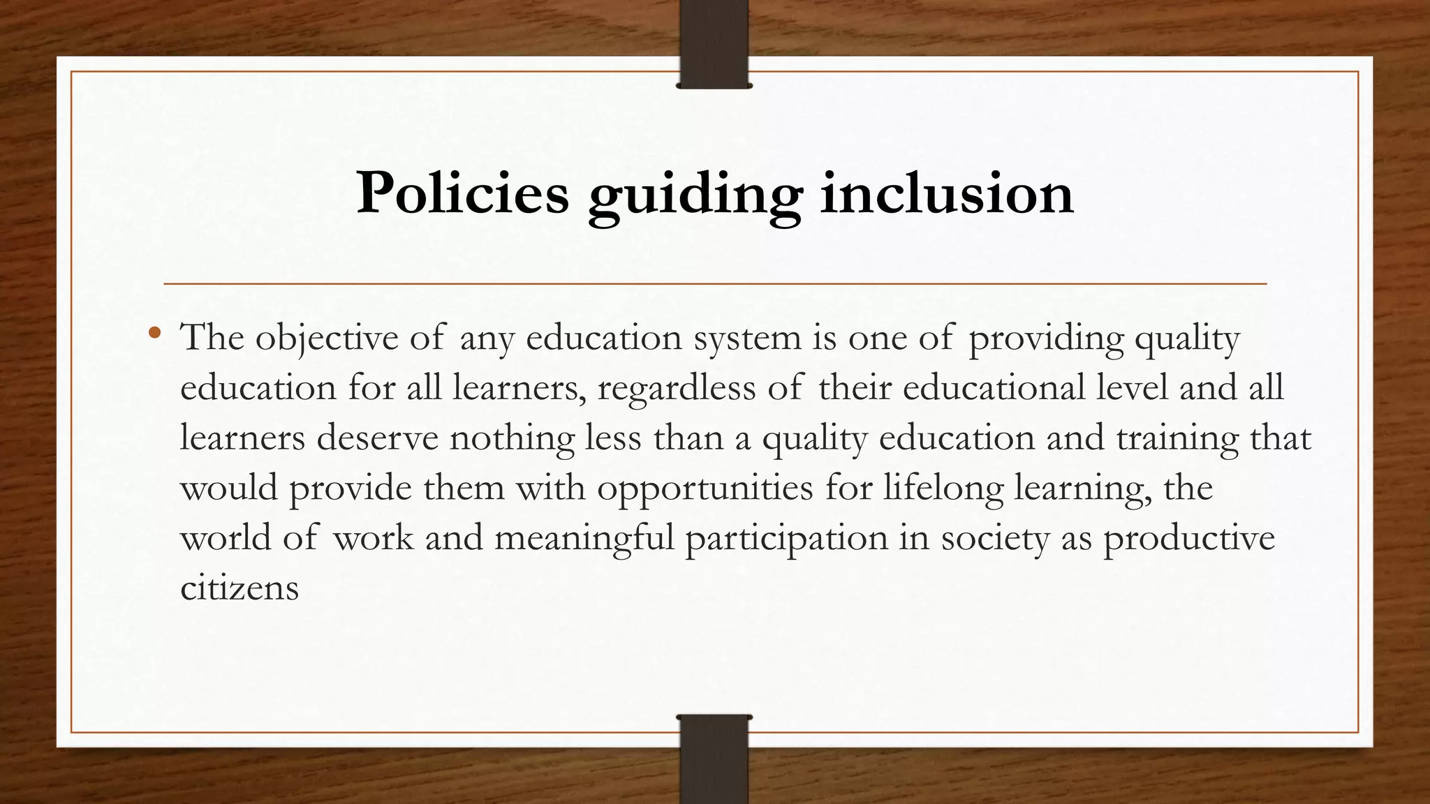 Principles of inclusivity(1) | PDF
