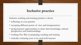 Principles of inclusivity(1) | PDF