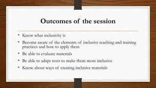 Principles of inclusivity(1) | PDF