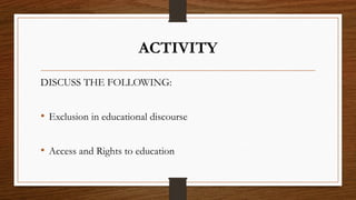 Principles of inclusivity(1) | PDF