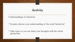 Principles of inclusivity(1) | PDF