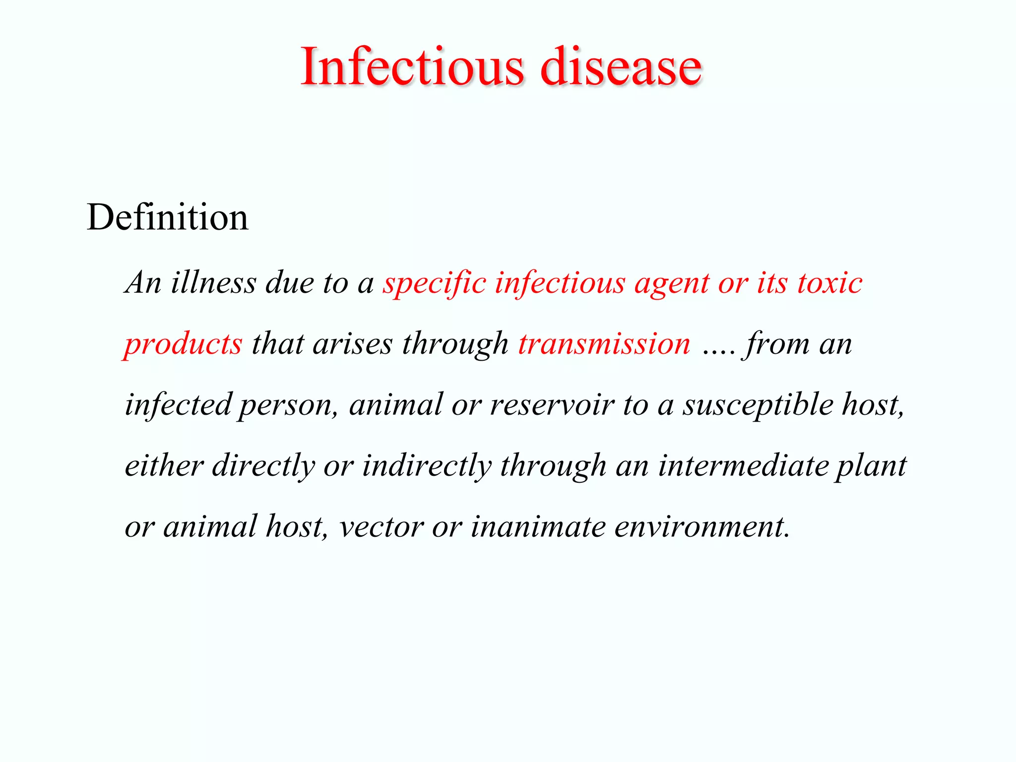 Principles of infectious disease. epidemiology | PPT