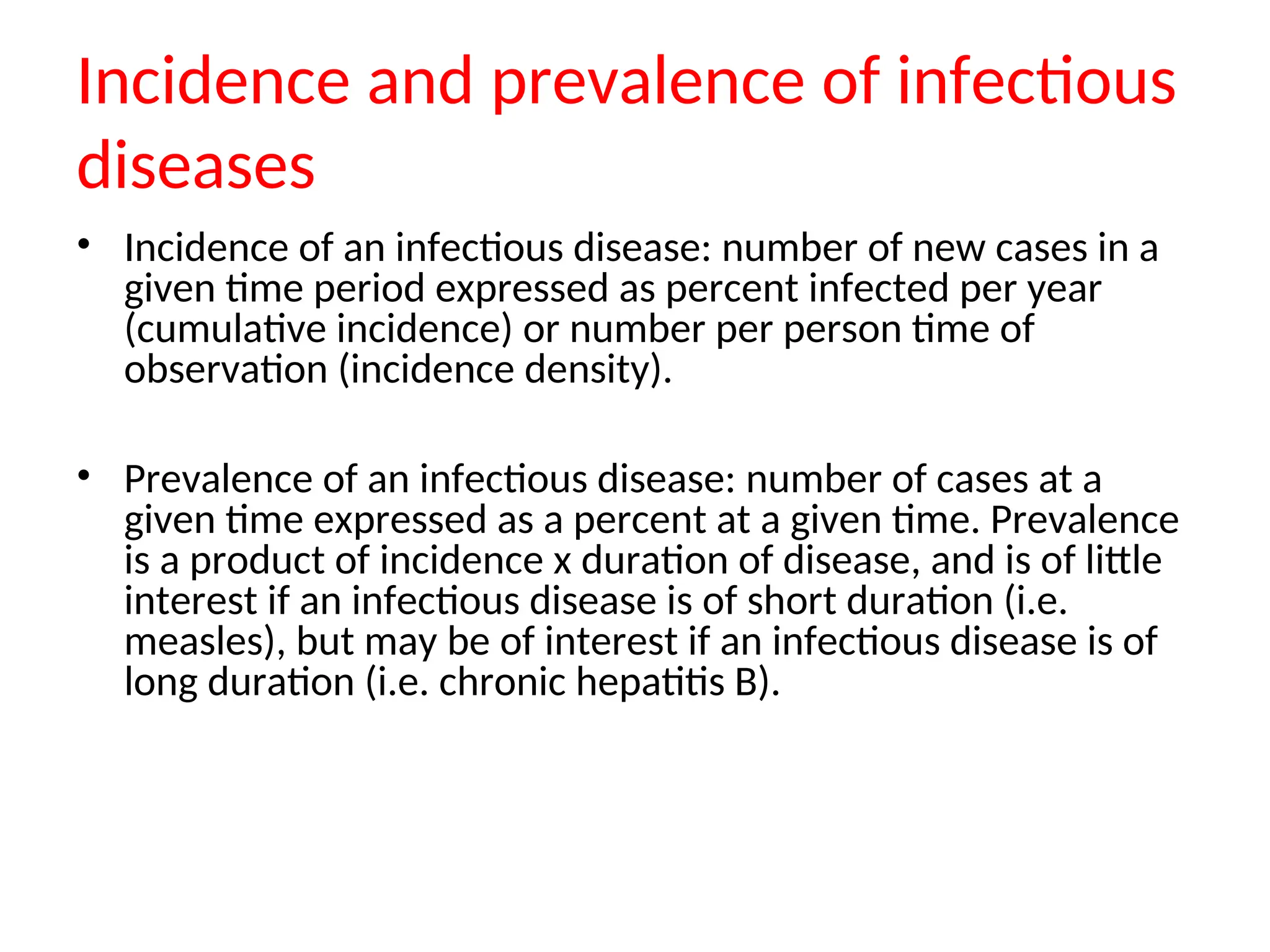 Principles of infectious disease epidemiology Lecture 2.ppt