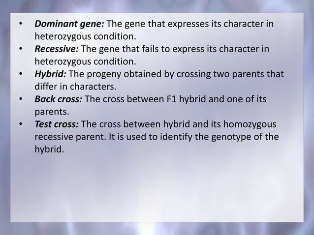 Principles of Inheritance, Class 12 CBSE | PPTX