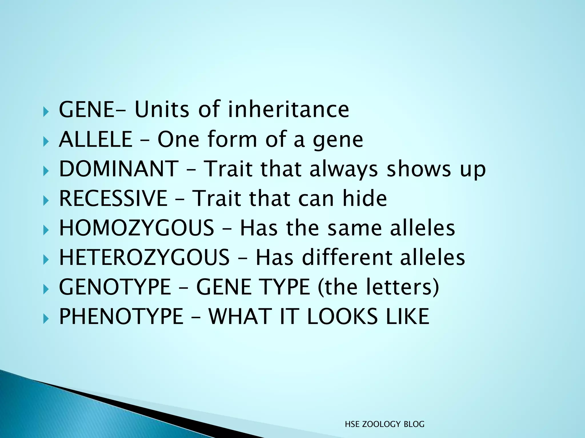 Principles of inheritance and variation | PPSX