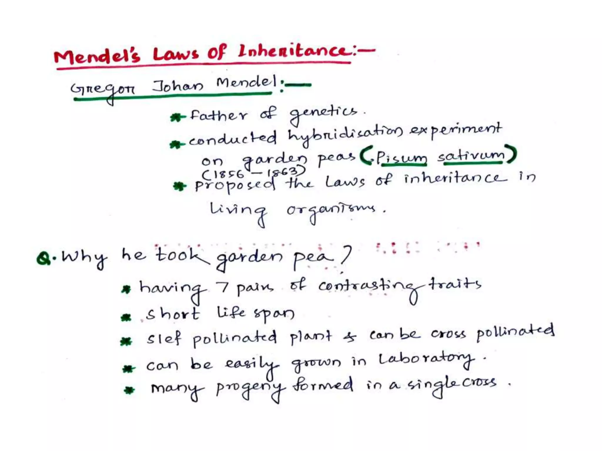Principles of inheritance and variation (Class 12) | PPTX