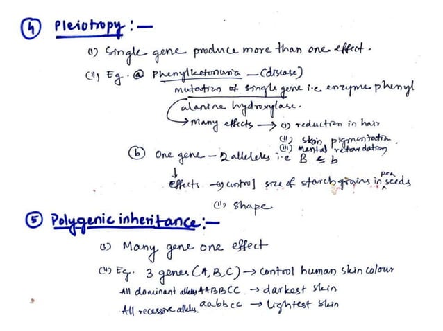 Principles of inheritance and variation (Class 12) | PPTX