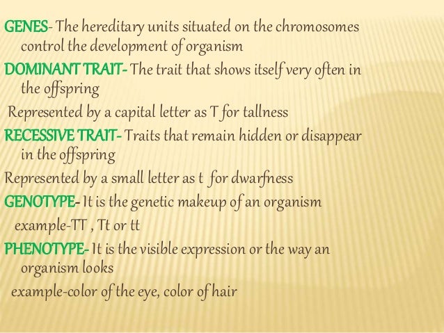 Principles of inheritance and variations presentation part- I | PPT