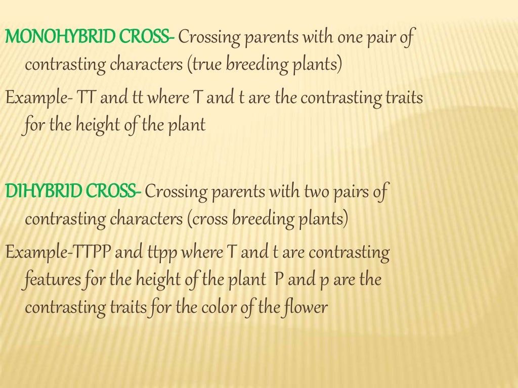 Principles of inheritance and variations presentation part- I | PPT