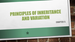 Principles of inheritance & variation II | PPT