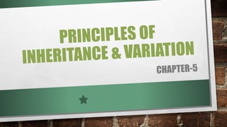 Principles of inheritance & variation III | PPTX | Biological Sciences ...