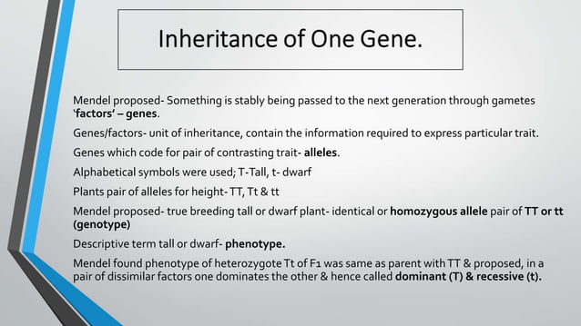 Principles of Inheritance & Variation .pptx | Gardening | Home & Garden